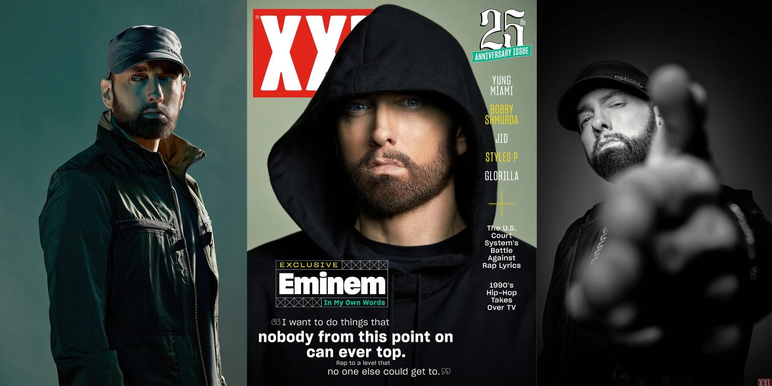 Eminem covers XXL Magazine: Battle with Addiction, Meeting Dr. Dre ...