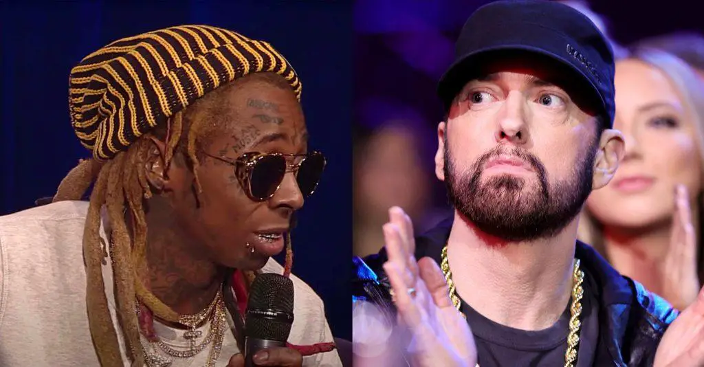 Lil Wayne admits he was scared of Eminem collaboration Lil Wayne admits he was scared of Eminem collaboration
