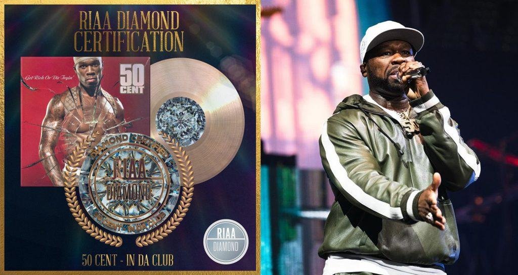 50 Cent's "In Da Club" goes diamond!